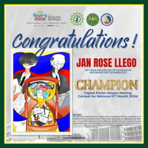 National ICT Month 2024 Digital Poster Making Contest | SPAMAST