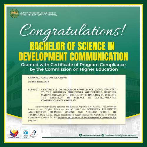 Congratulations to SPAMAST’s BSDC | SPAMAST